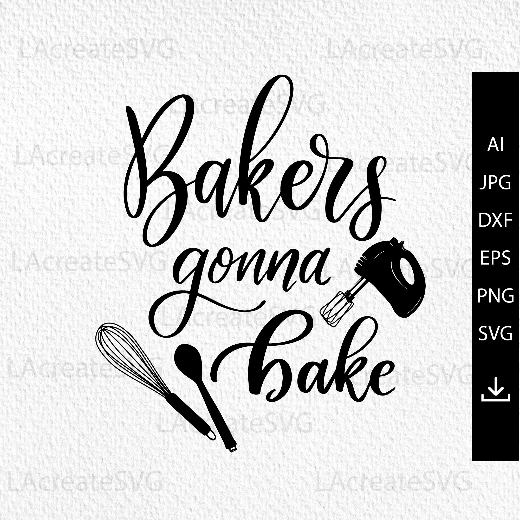 Backen Bundle Design Svg Backen sagen Svg-Datei für Cricut | Etsy