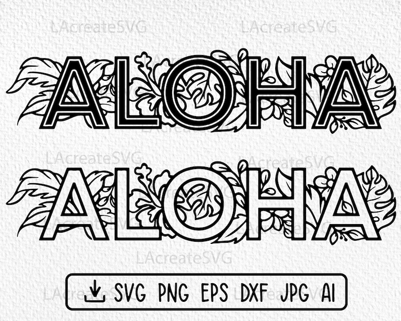 Aloha Svg Shirt Design Hawaii Summer SVG PNG DXF Beach Svg - Etsy