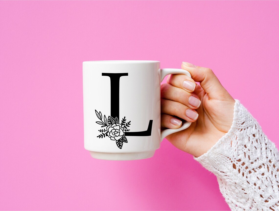 Letter L Floral Svg Floral Alphabet SVG Flower Wedding | Etsy Australia