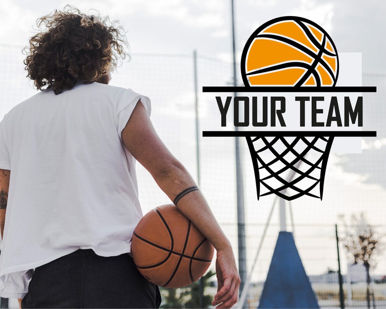 Basketball Svg Bundle - 15 Designs, Basketball Split Team Logo, Sport ...