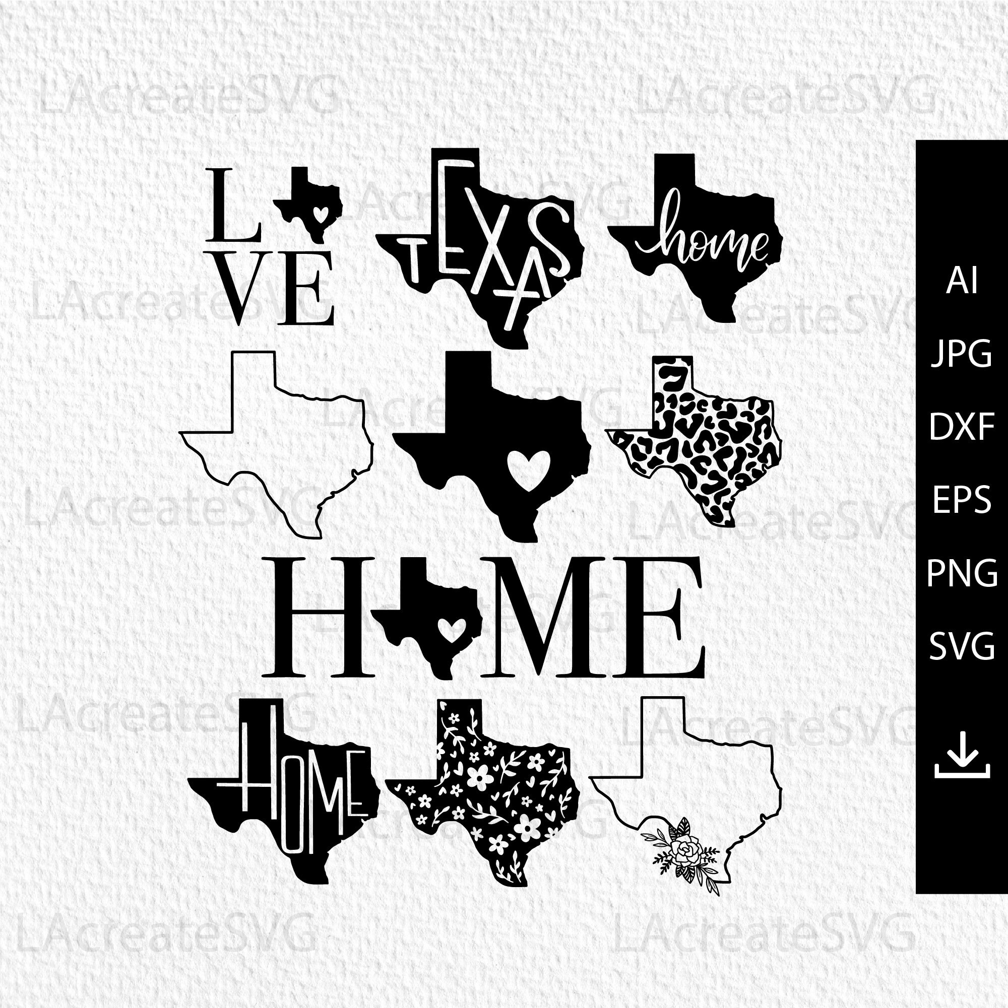Texas Svg Files Texas Ornaments SVG PNG DXF 10 Texas Svg - Etsy