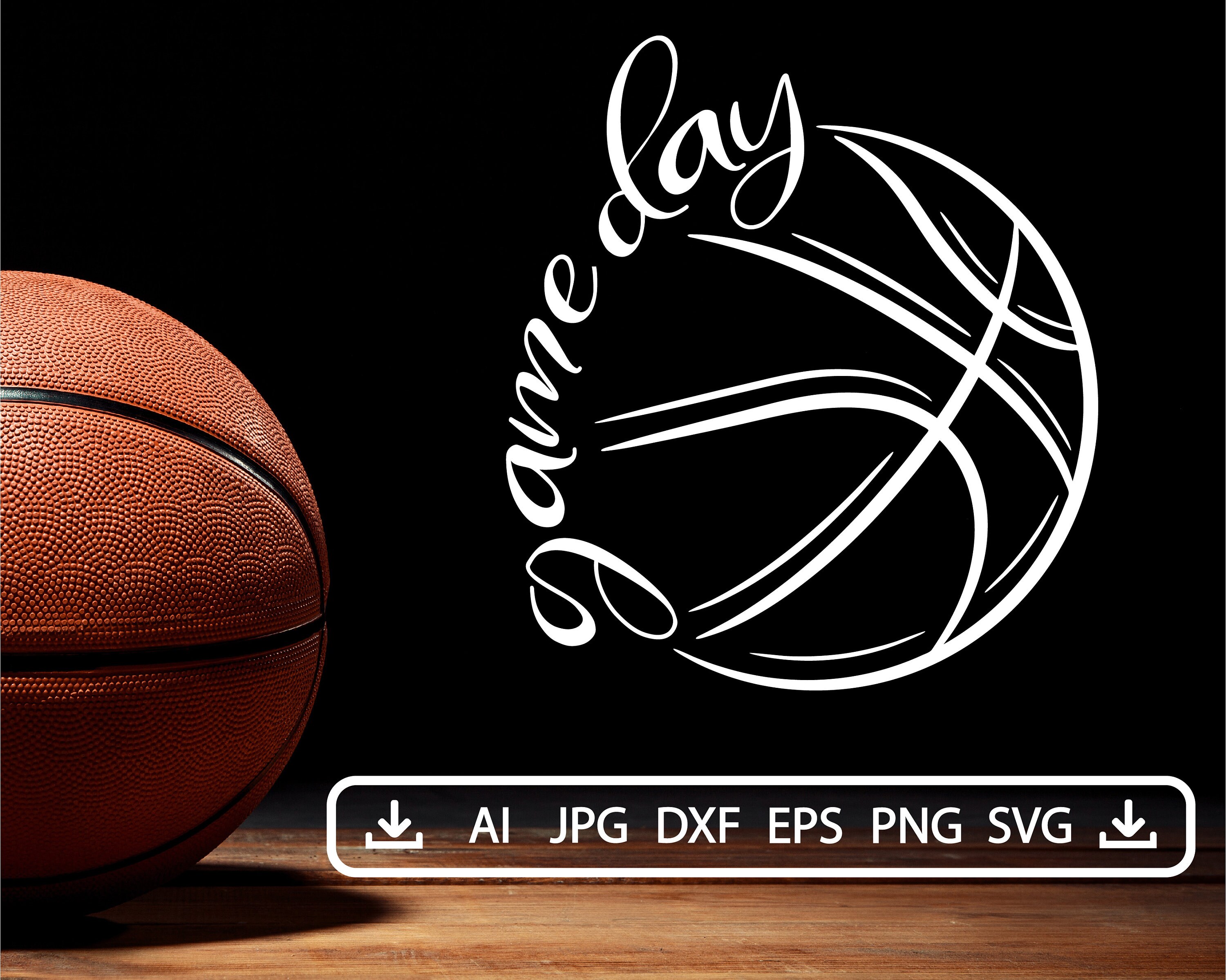 Basketball Svg Cut File, Game Day Basketball, Basketball Mom T Shirt ...