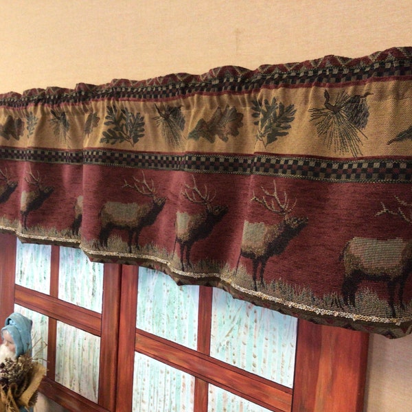 Tapestry Valance Cabin - Etsy