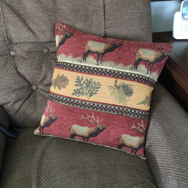 Rustic Pillow - Etsy