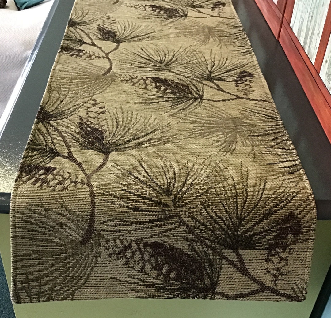 Table Runners, Pinecone Branch, Placemats, Dresser Scarf, End Table ...