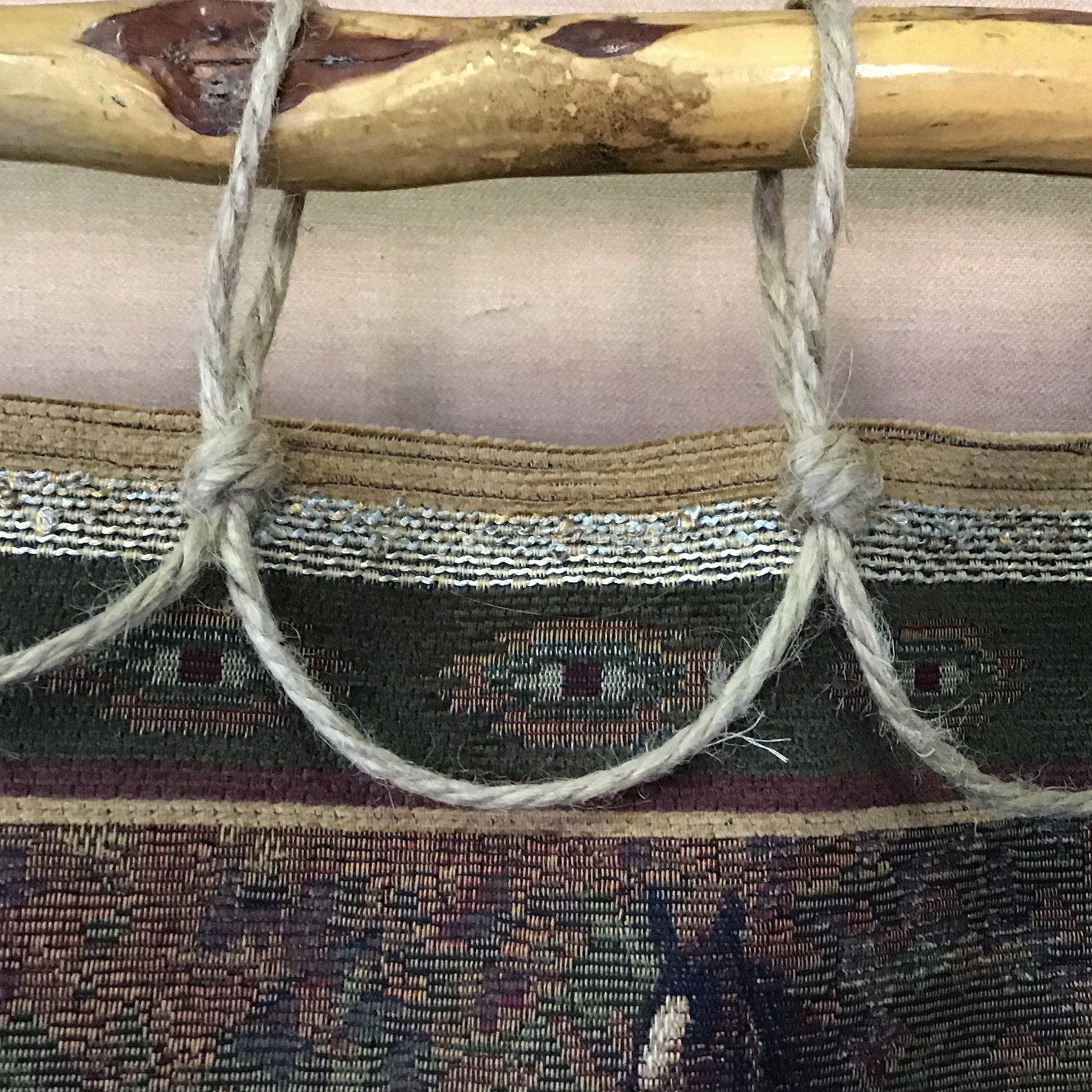 Horse Jute Rope Tab Top Valance Rustic Cabin Decor Northern - Etsy