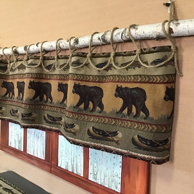 Rustic Valances - Etsy