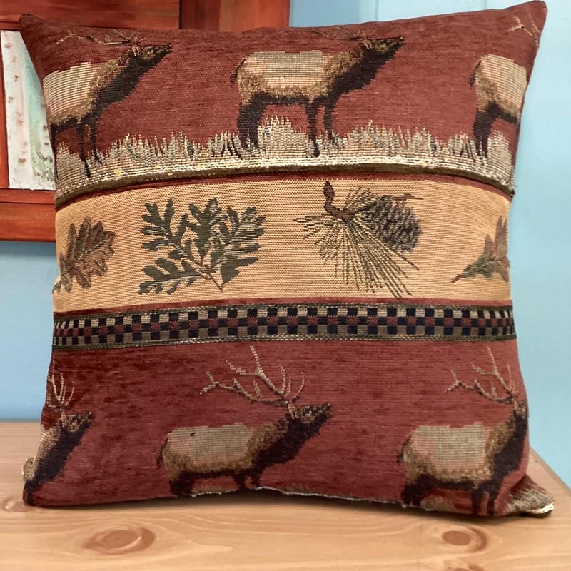 Rustic Decor Pillow - Etsy