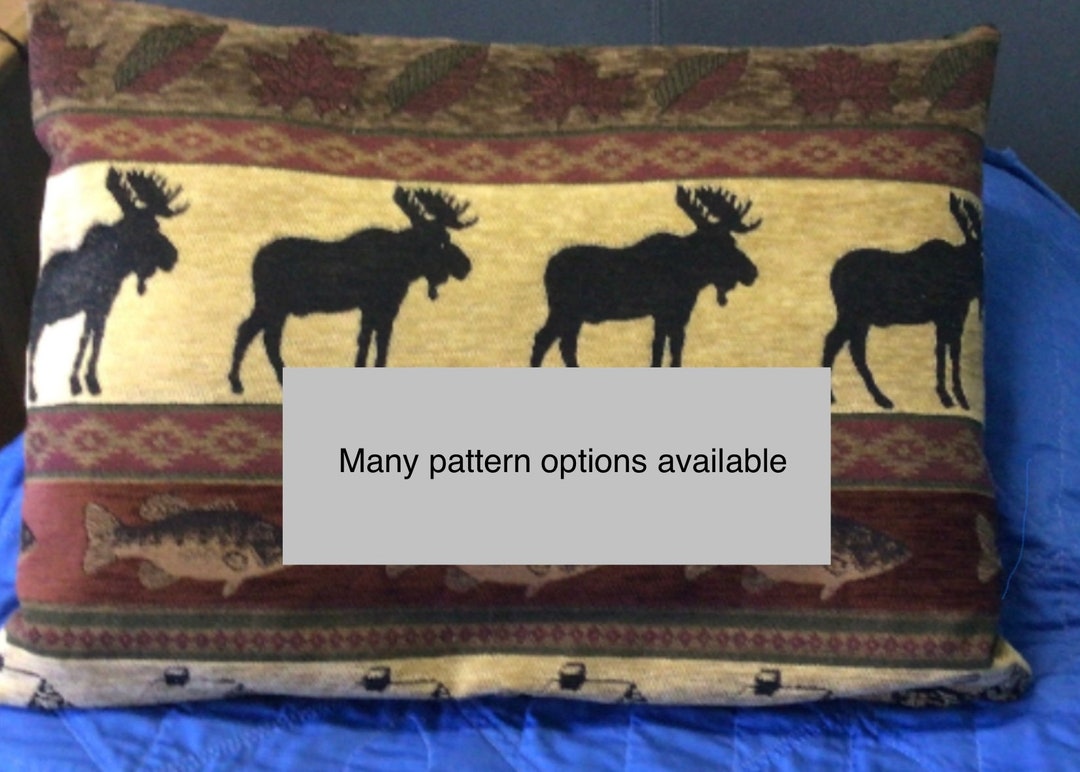 2 Bed Sham Set, Rustic Bedding Pillow Sham, Cabin Bedding, Rustic Cabin ...
