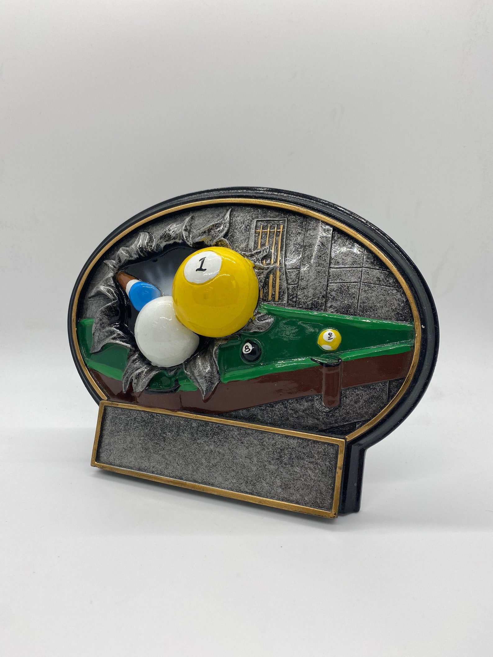 Billiards Tournament Trophy/award Pool Tournament Trophy - Etsy