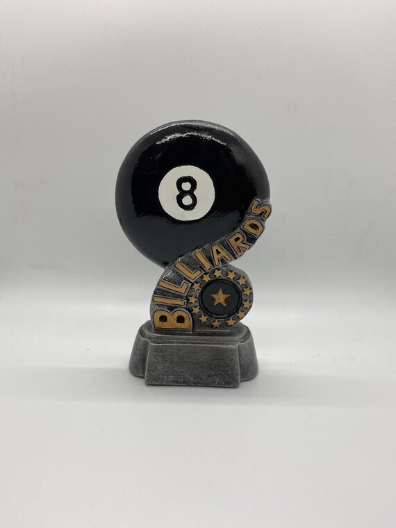 Billiards Tournament Award/trophy Eight Ball Award 8 Ball | Etsy