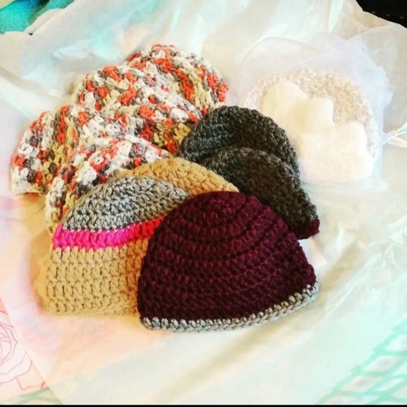 Crochet Pattern for Micro Preemie Preemie and Newborn Hats - Etsy