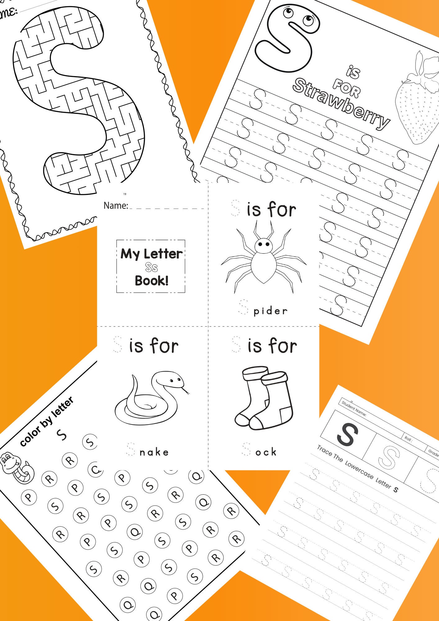 Letter S Tracing Worksheets And Letter S Activity Worksheets Only letter-s-tracing-worksheets-and-letter-s-activity-worksheets-only