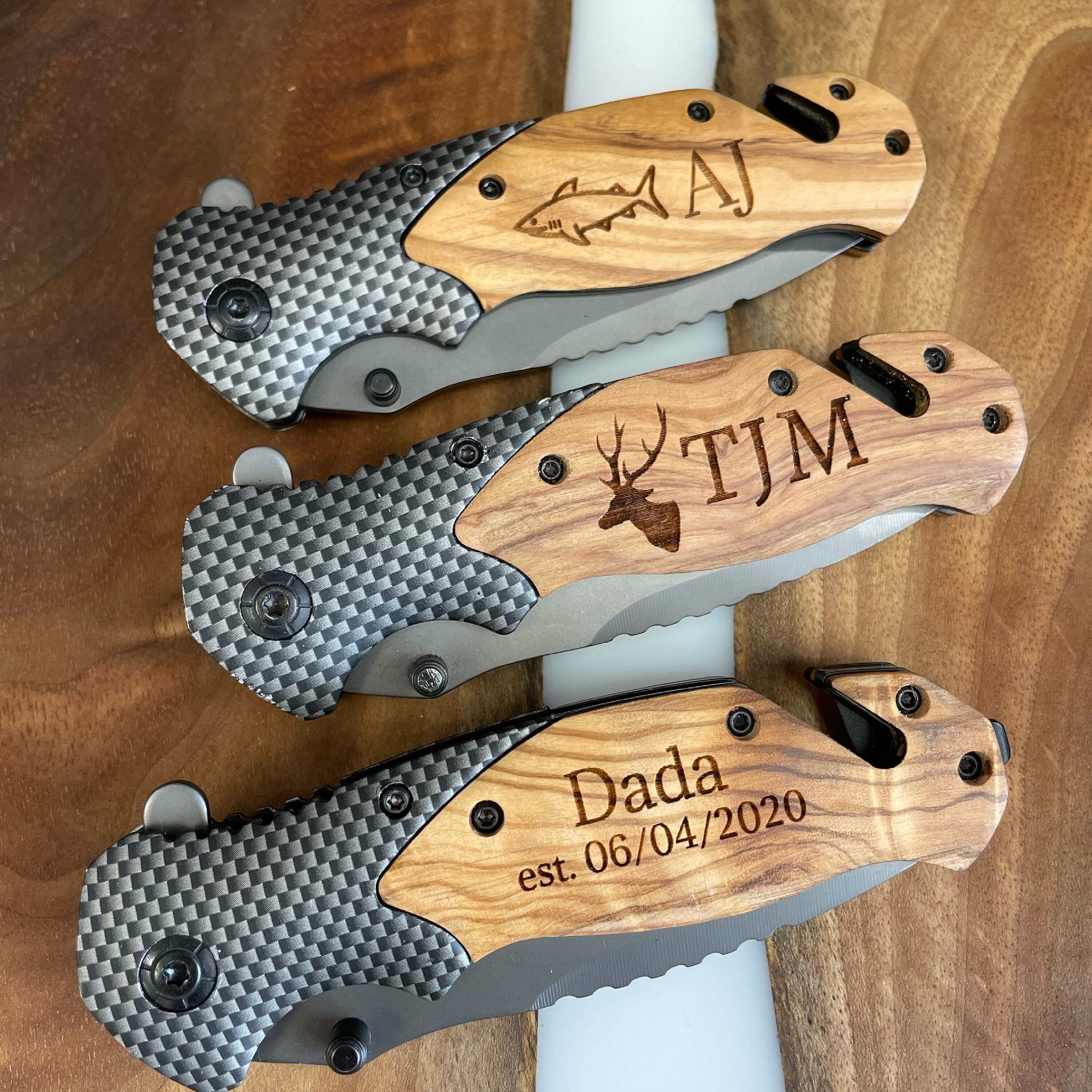 Engraved Pocket Knife - Personalized - Etsy