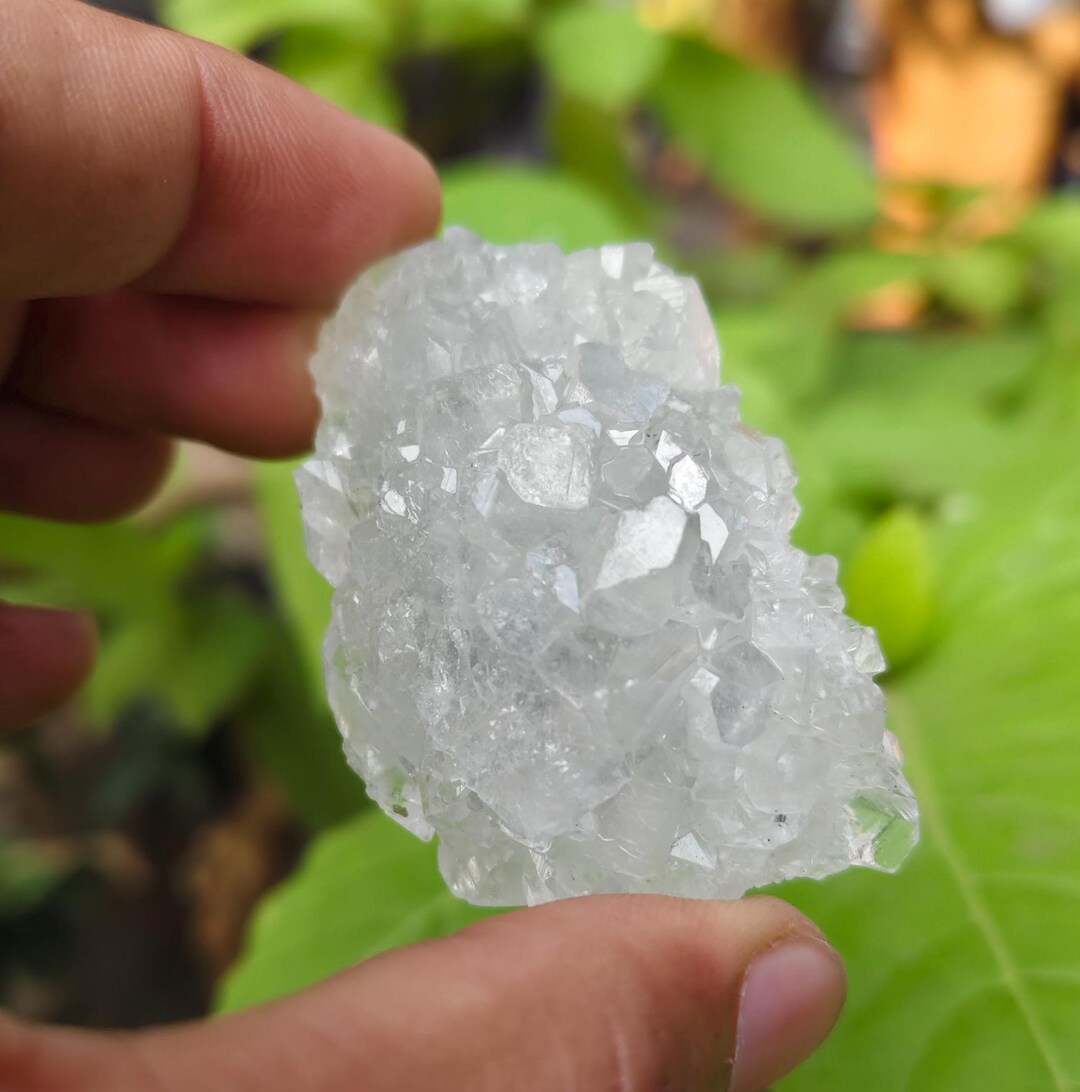 Raw White Apophyllite Crystal Small Crysatal Casual Crystal Cluster - Etsy