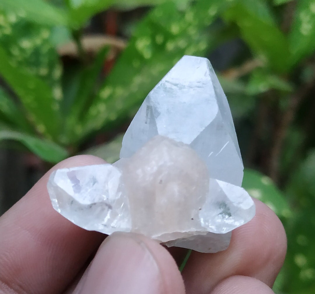 Apophyllite Point With Stilbite Stillbite Crystal Enchanting Little ...