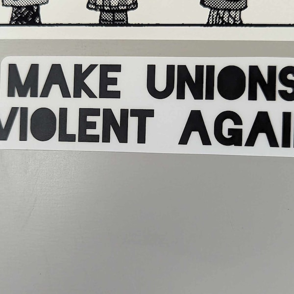 Union Bumper Sticker - Etsy