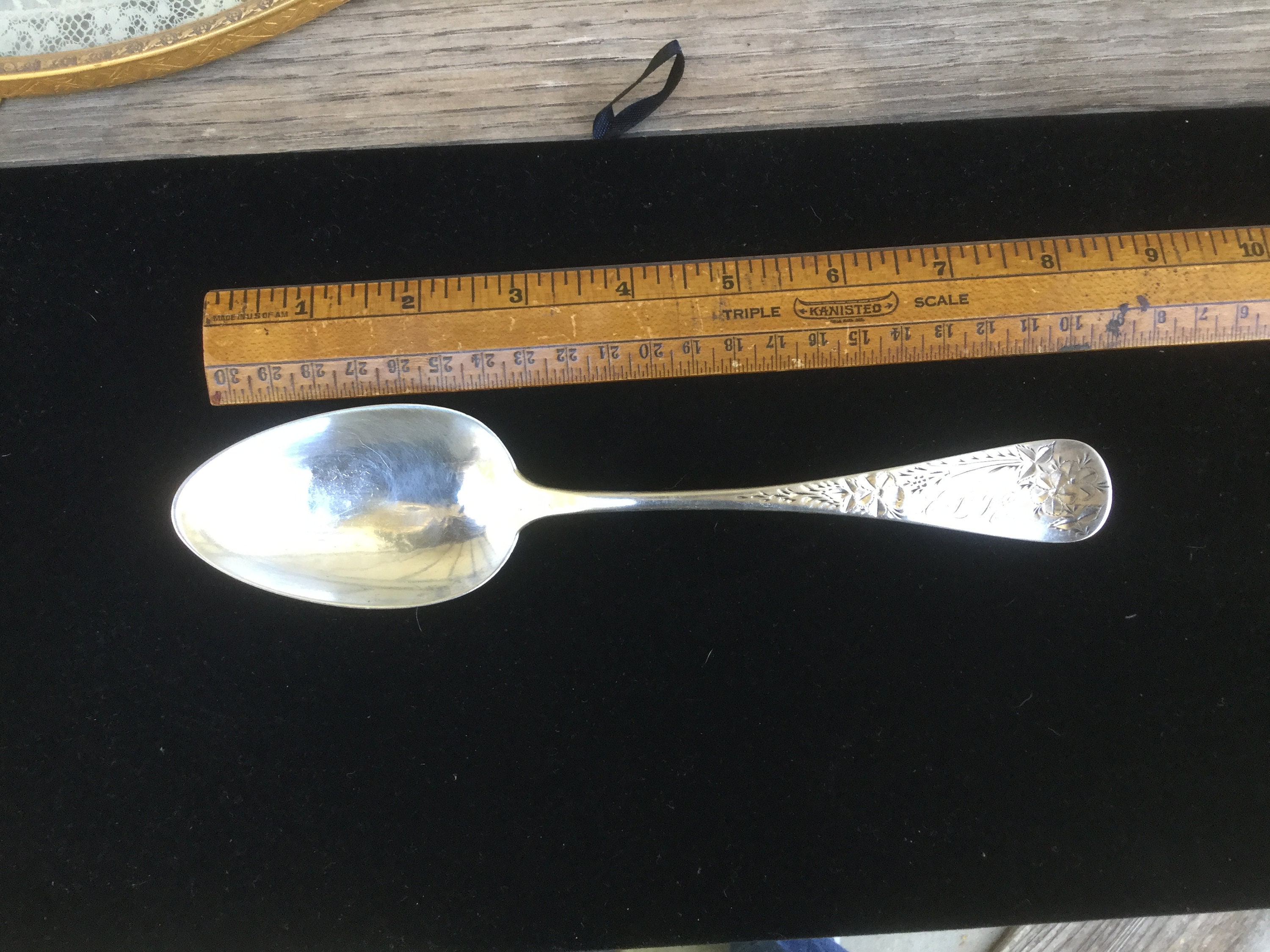 Antique Serving Spoon Victorian Long Handle W. Faber & Son | Etsy