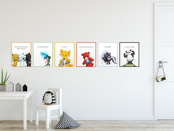 Inspirational Kid's Posters | Etsy