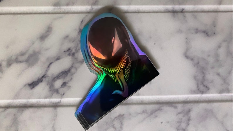 Venom Sticker Holographic - Etsy