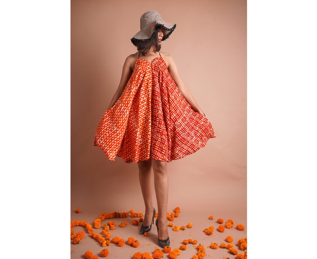 Cotton Batik Sundress - Etsy