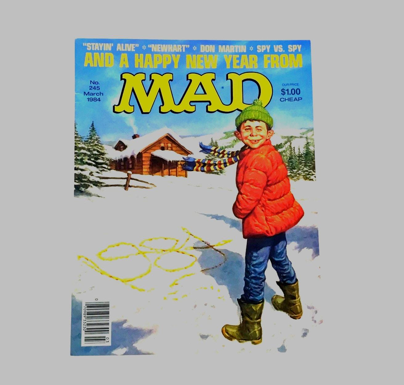 Mad Magazine Vintage March 1984 No. 245 1980s TV Shows Spy Vs Spy - Etsy