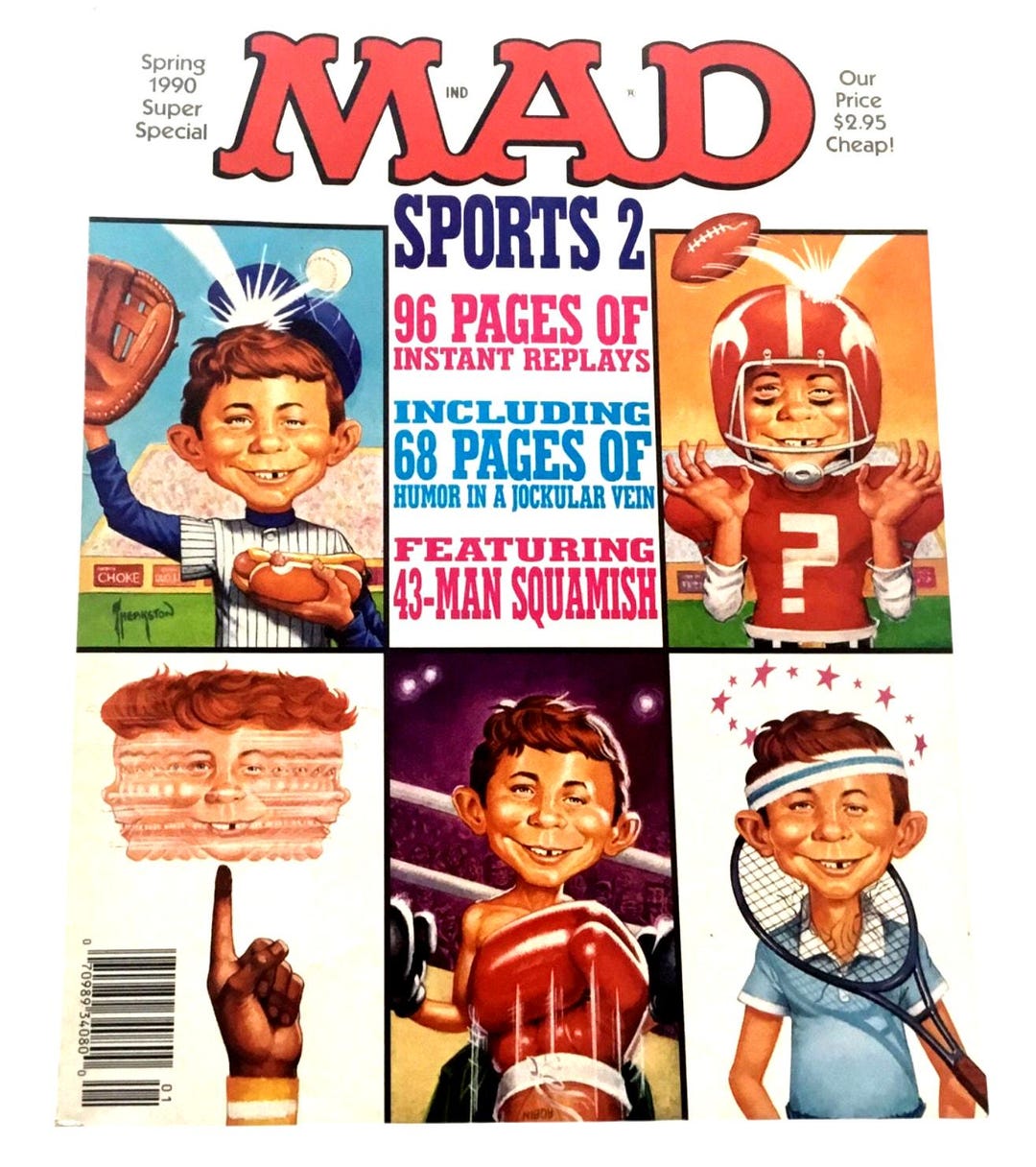 Mad Magazine Vintage Super Special Spring 1990 Sports - Etsy