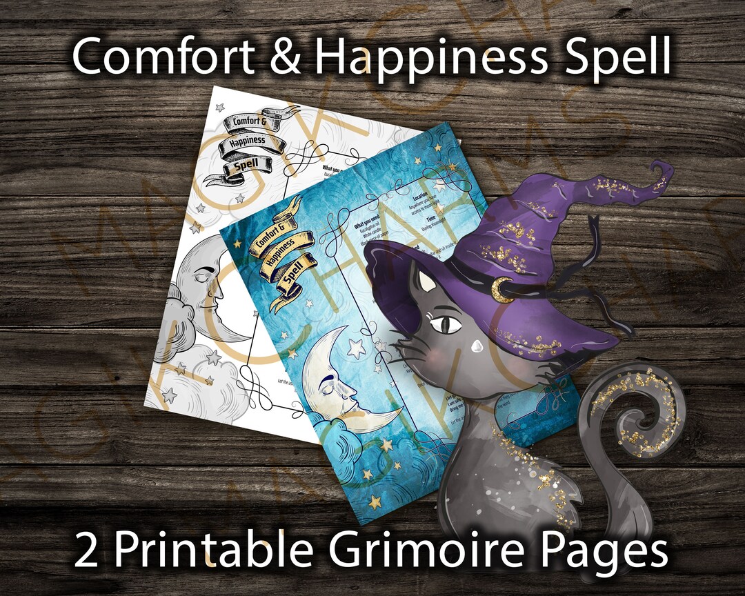 Comfort and Happiness Spell, Banish Negative Thoughts, Declutter Your ...