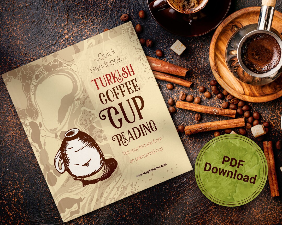 Turkish Coffee Cup Reading Handbook, Learn How to Read Arabic Coffee ...