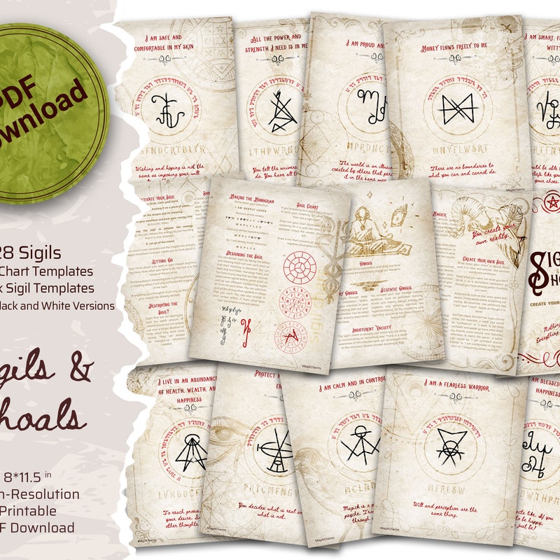 Sigil Sticker - Etsy