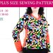Plus Size T-shirt Pattern, T-shirt Sewing Pattern, Womens T-shirt ...