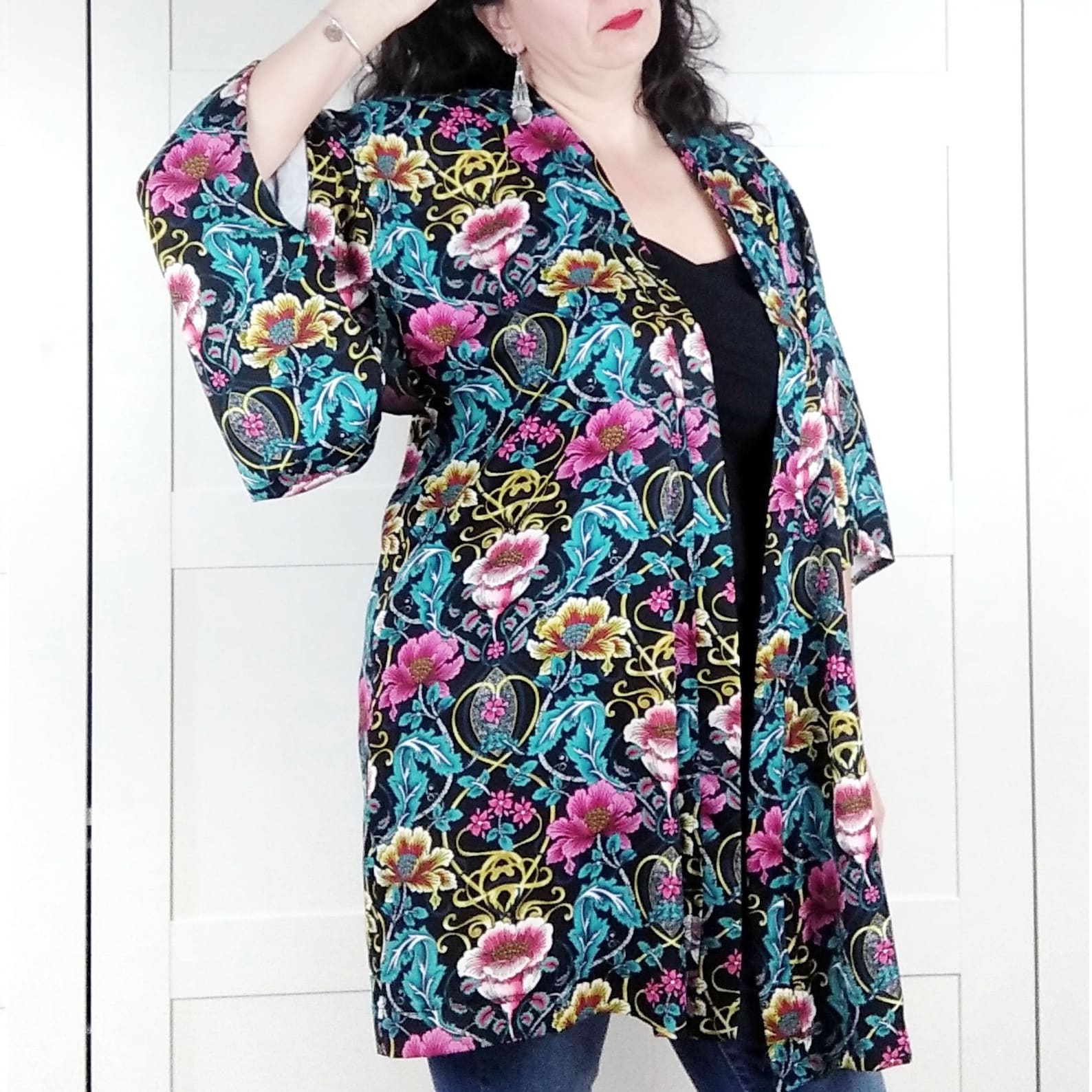 Plus Size Kimono Sewing Pattern, Oversize Kimono (PDF Pattern) - Etsy ...