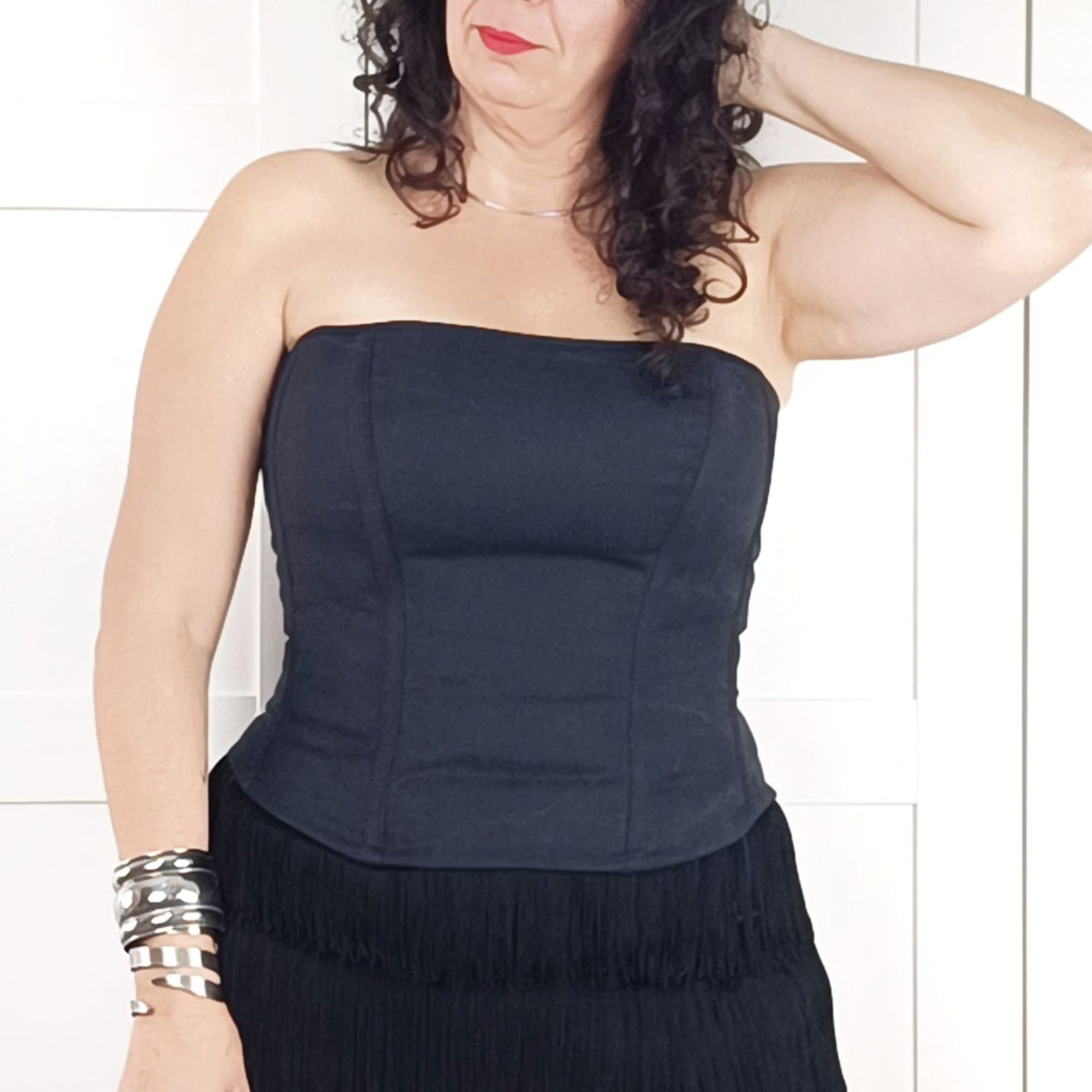 Strapless Corset Sewing Pattern, Plus Size Corset Pattern, Pattern ...