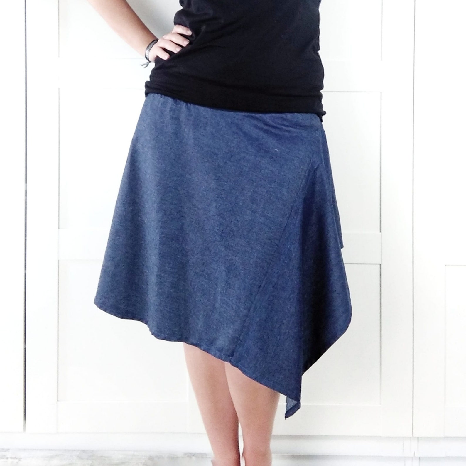 Plus Size Skirt Pattern, Asymmetric Skirt Patterns, Plus Size Pattern ...