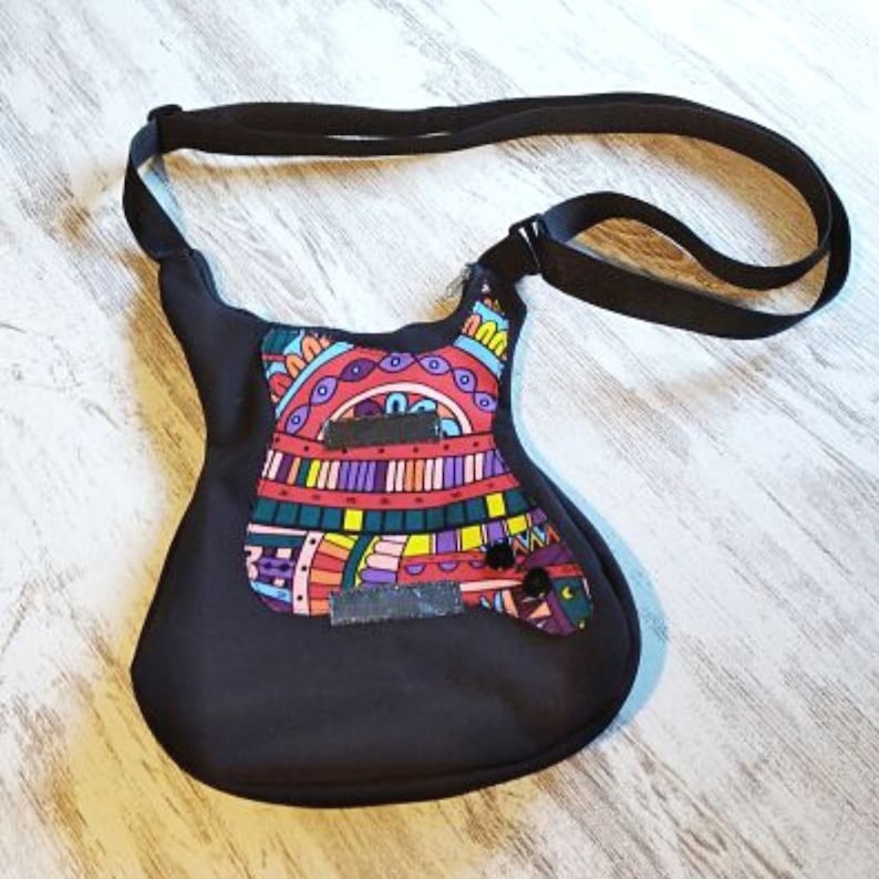Guitar Bag Sewing Pattern, Crossbody Bag PDF (digital Download) - Etsy
