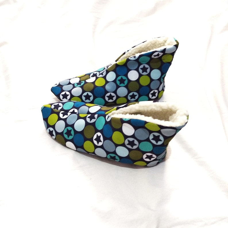 Pattern House Slippers Easy Sewing Pattern Adult Indoor | Etsy