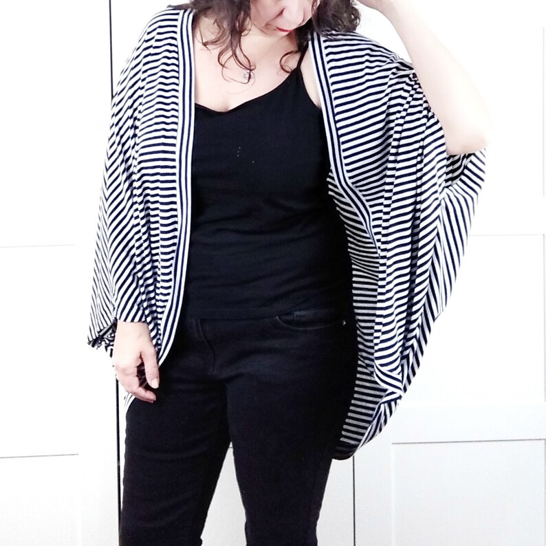 Cocoon Cardigan Sewing Pattern Cocoon Coat Pattern Plus Size - Etsy