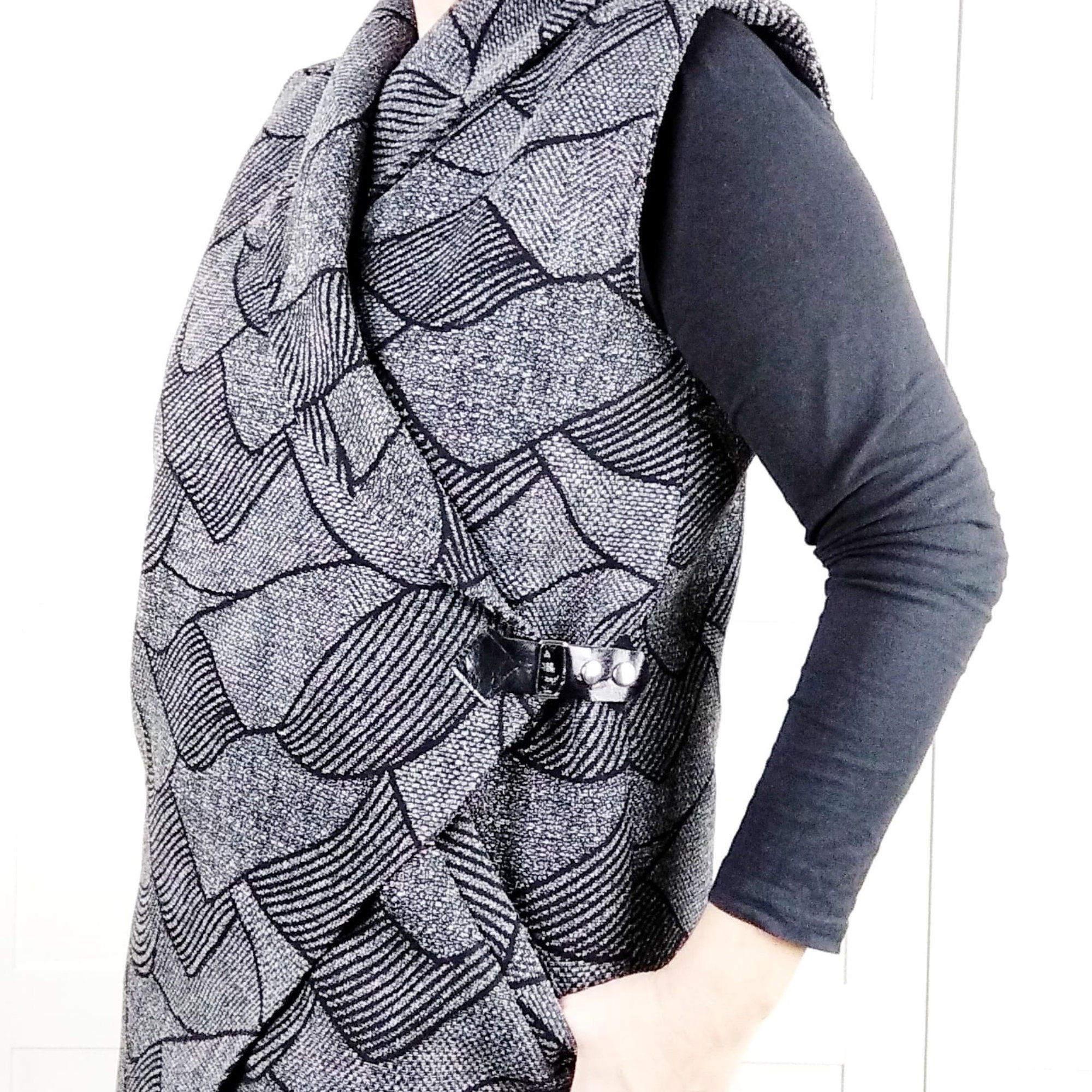 Plus Size Vest Coat Pattern, Plus Size Pattern, Vest Sewing Pattern ...