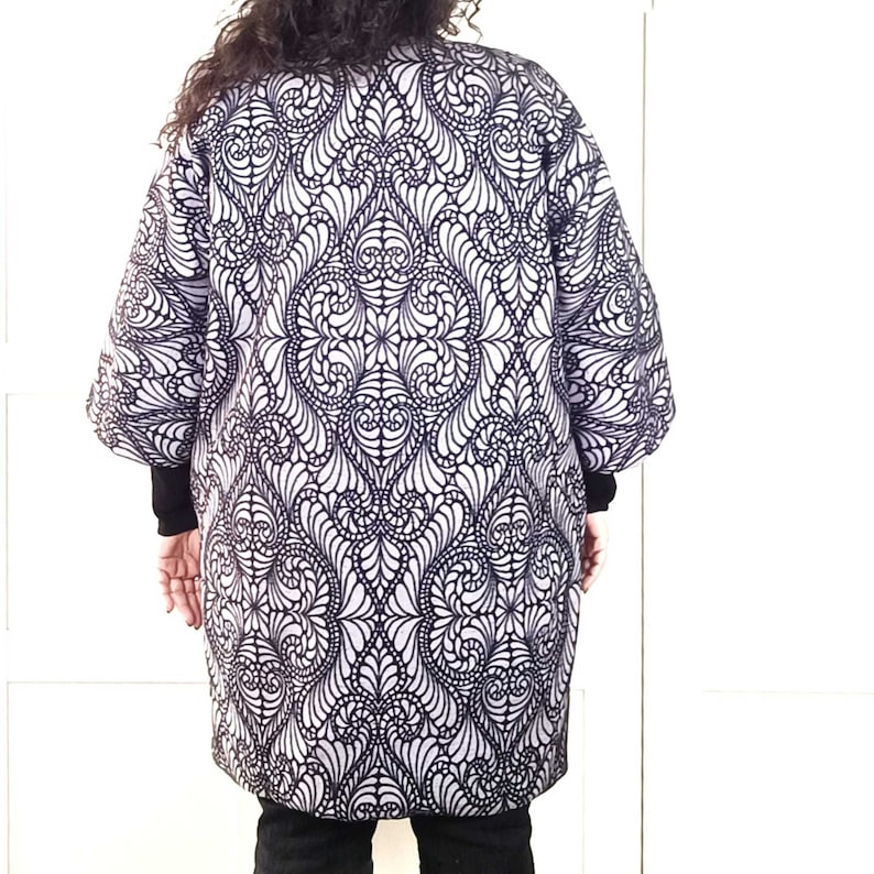 Kimono Sewing Pattern PDF – Plus Size Kimono Robe Pattern for Women ...