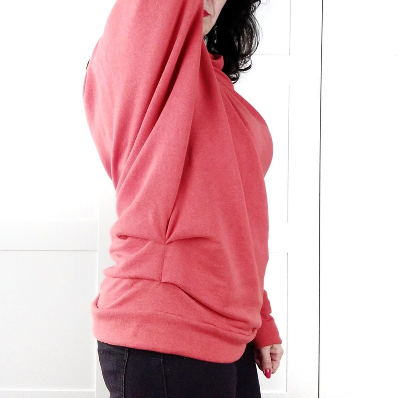 Plus Size Sweater Pattern, Sweater Pattern PDF, Asymmetric Sweater ...