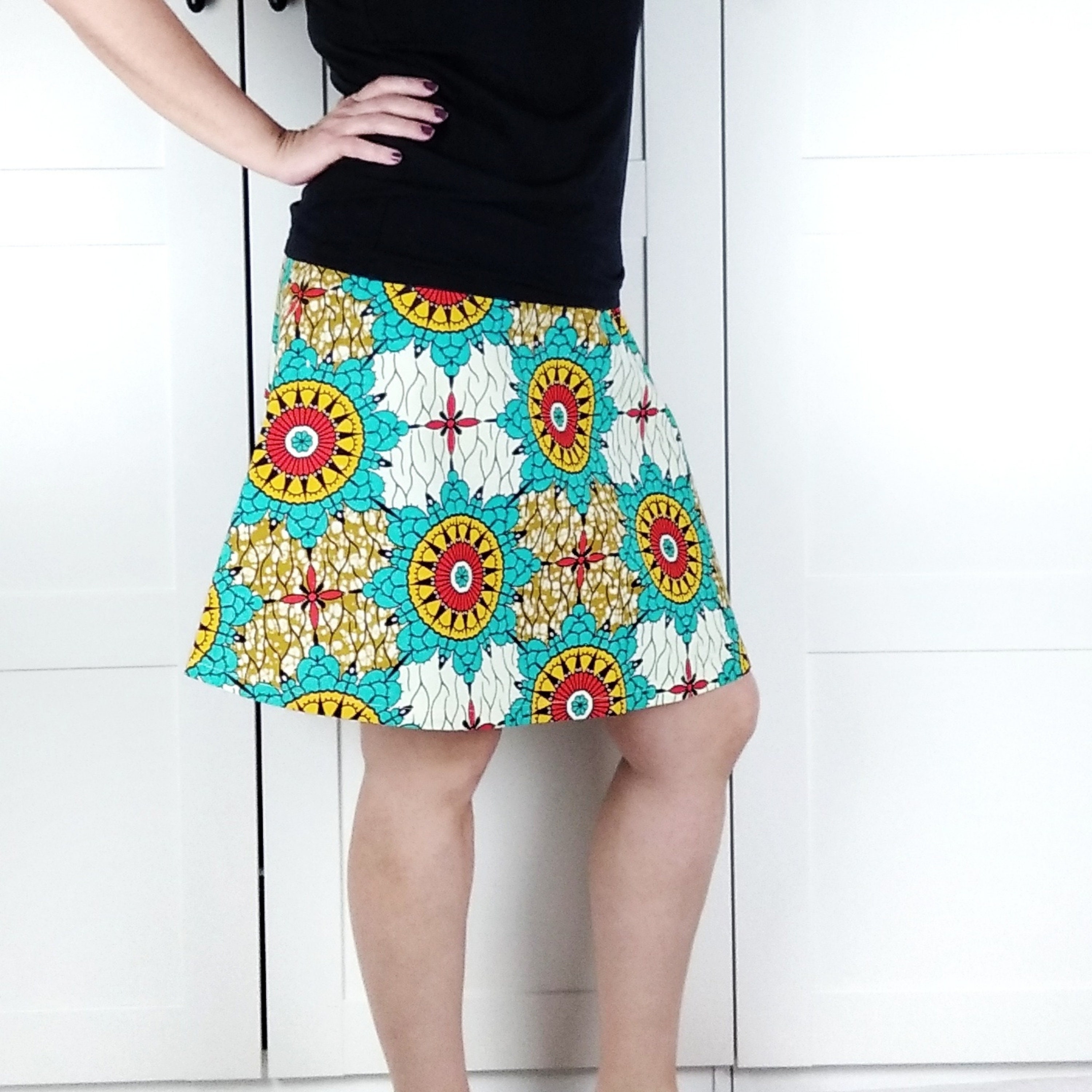 Plus Size A-line Skirt Sewing Pattern (PDF) - Etsy