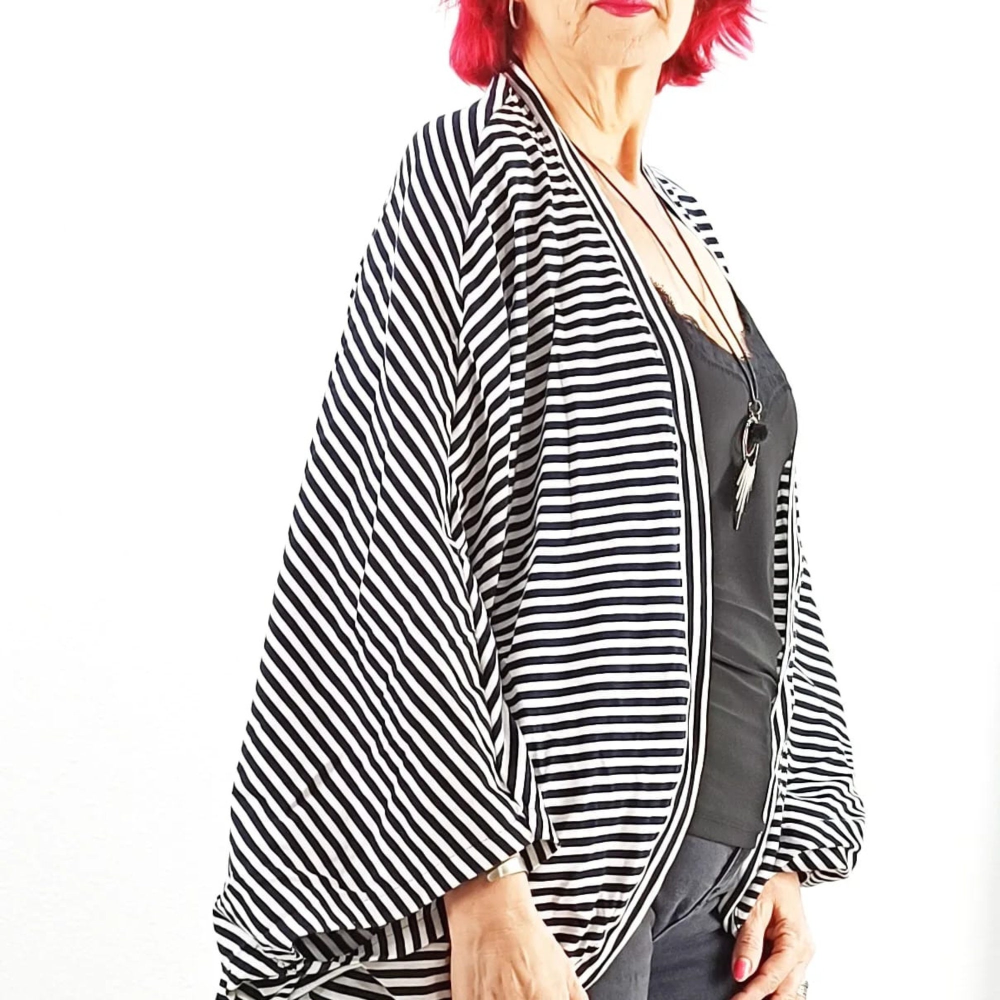 Cocoon Cardigan Sewing Pattern, Cocoon Coat Pattern, Plus Size Pattern ...
