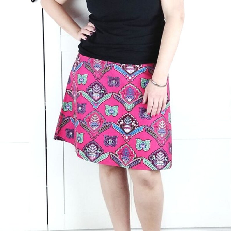 Plus Size A-line Skirt Sewing Pattern (PDF) - Etsy