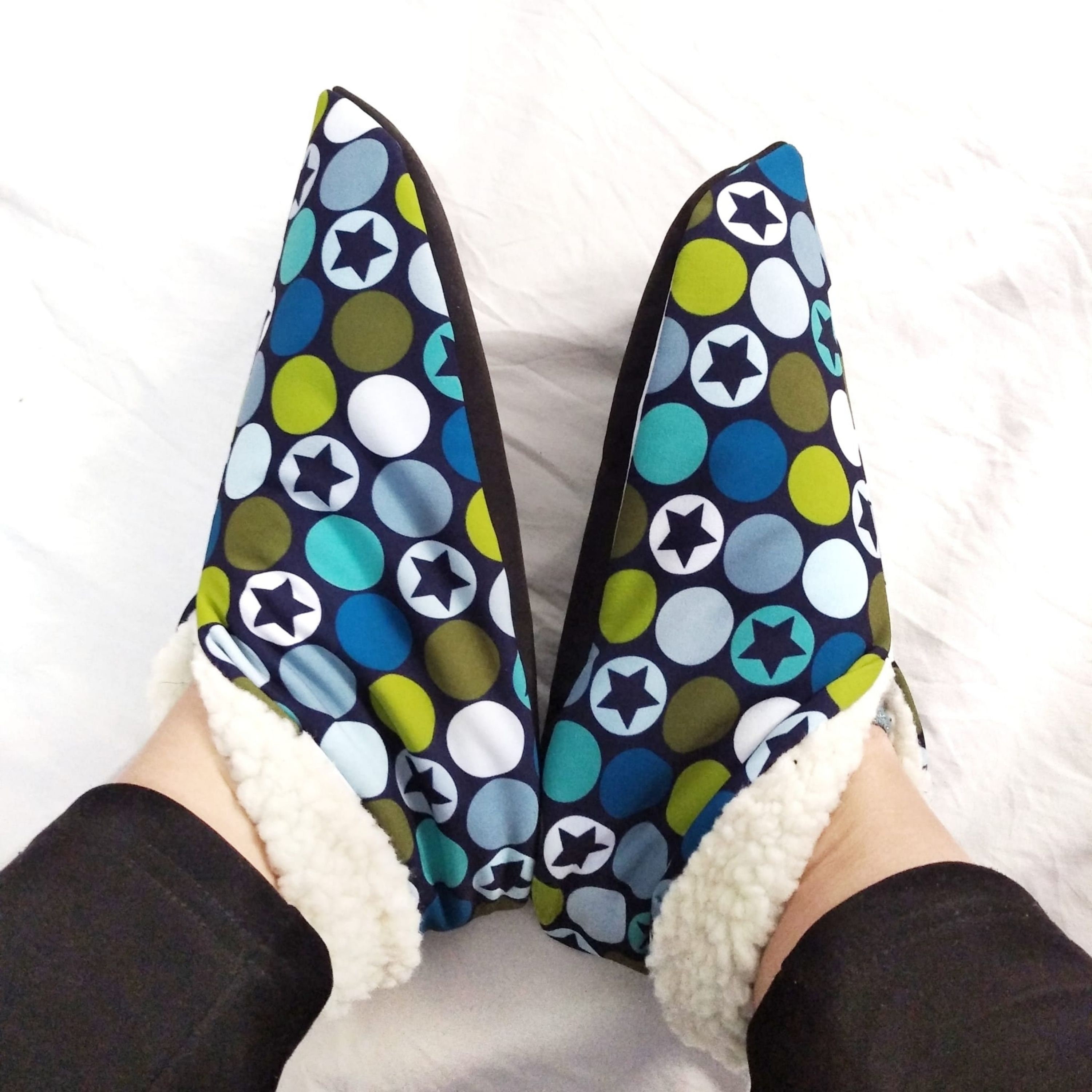Pattern House Slippers, Easy Sewing Pattern, Adult Indoor Shoes, Full ...
