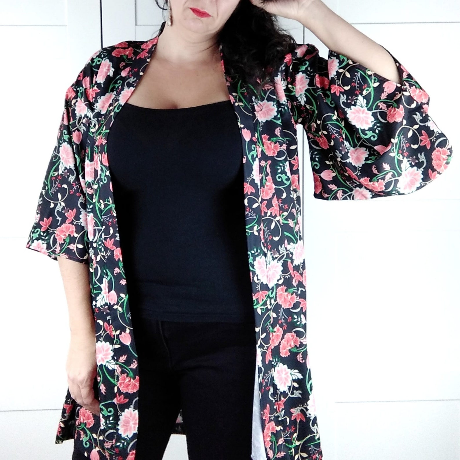Kimono Pattern PDF, Kimono Sewing Pattern, Plus Size Kimono, Digital ...