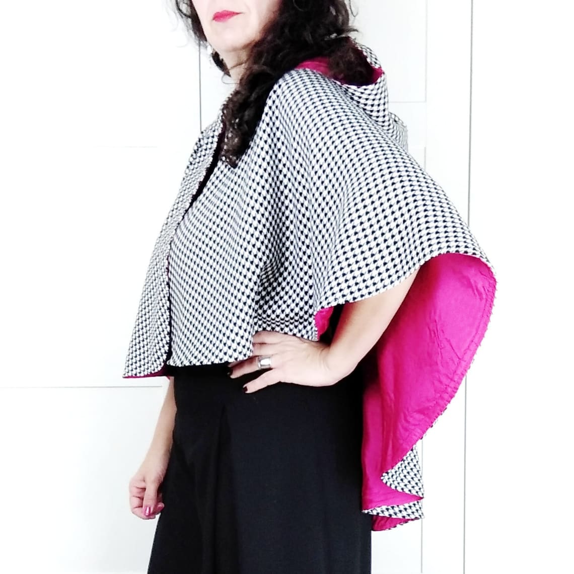 Hooded Cape PDF Pattern Plus Size Cape Pattern Cape Sewing - Etsy