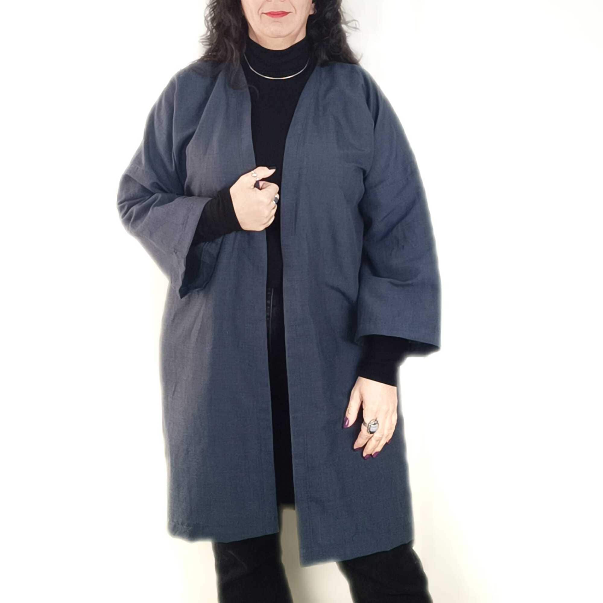 Kimono Sewing Pattern PDF – Plus Size Kimono Robe Pattern for Women ...