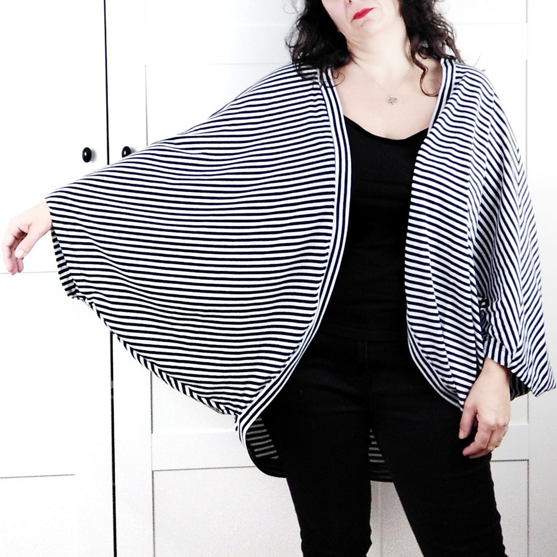 Cocoon Cardigan Sewing Pattern Cocoon Coat Pattern Plus Size - Etsy