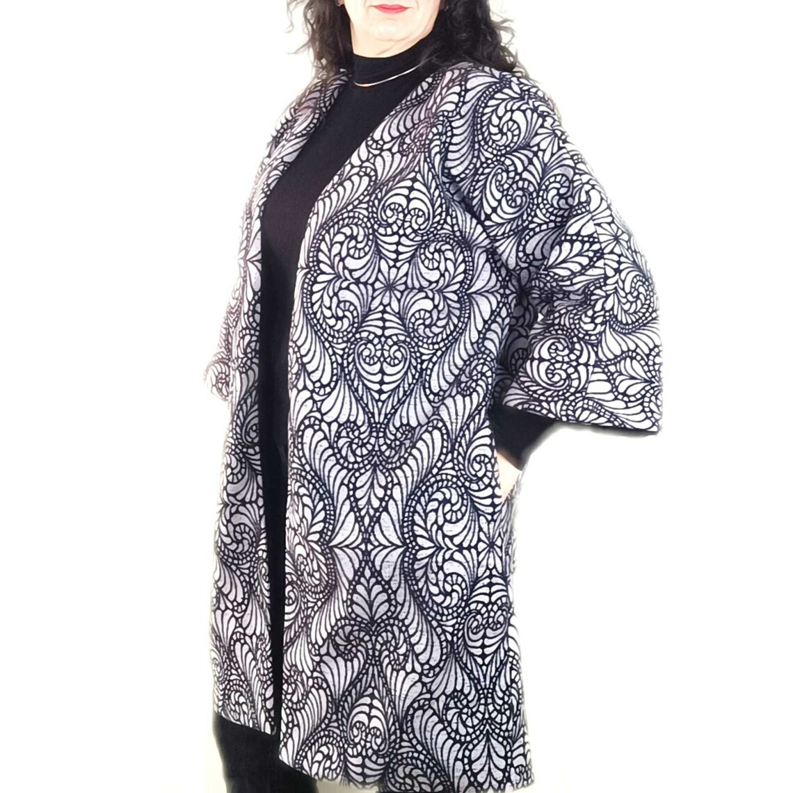 Kimono Sewing Pattern PDF, Plus Size Kimono Pattern, Digital Pattern ...