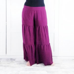 Boho Tiered Pants Pattern, Plus Size Pattern, Boho Pants Pattern ...